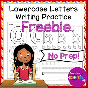 Freebie Lowercase Pre School or Kindergarten Letter Formation Writing ...