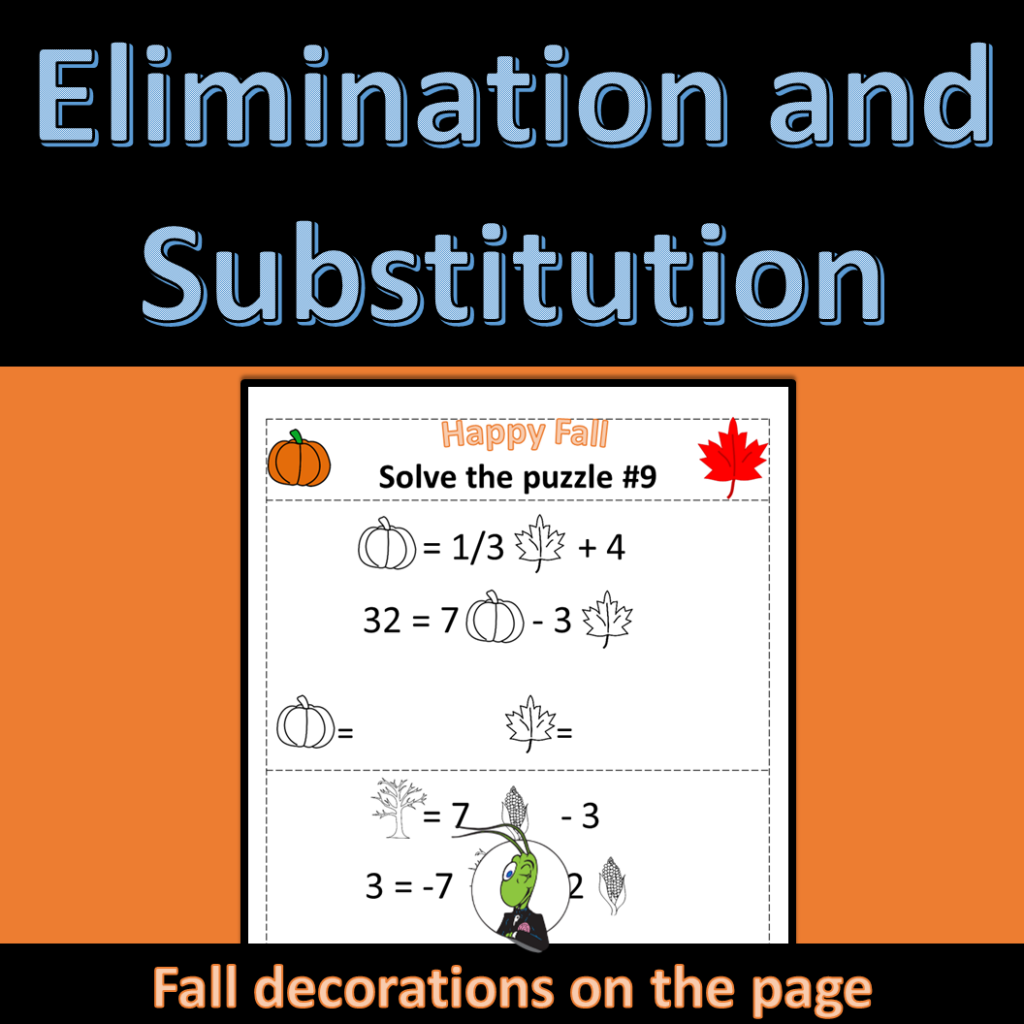 Fall Themed Systems of Equations Logic Puzzles | Made By Teachers