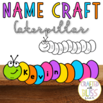 EDITABLE Caterpillar Name Activities, Editable Spring Name Craft, Name ...