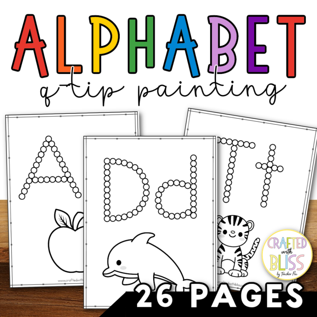 Alphabet Q-TIP Tracing Mats, Q-TIP Alphabet Activities - A to Z ...