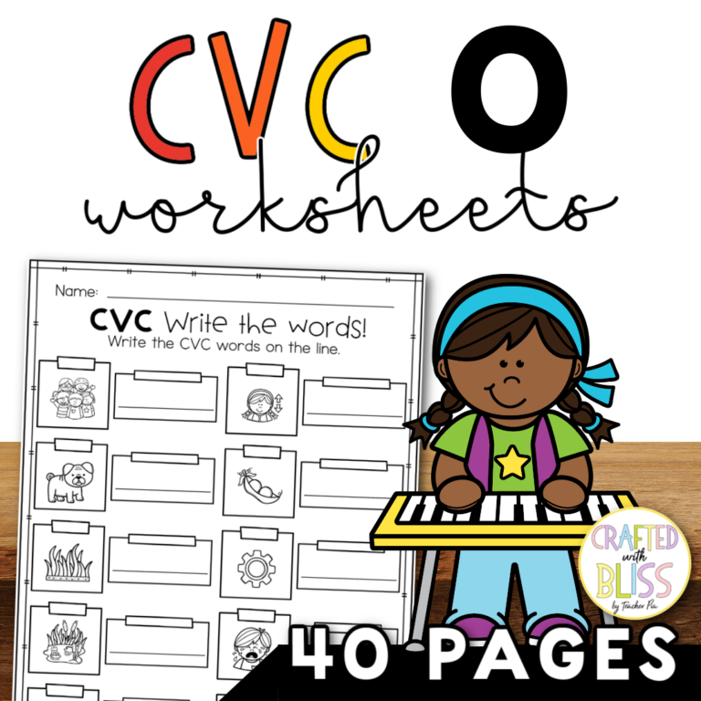 CVC - O Worksheets Phonics Reading Literacy Activity | Made By Teachers