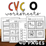 CVC - O Worksheets Phonics Reading Literacy Activity - Made By Teachers