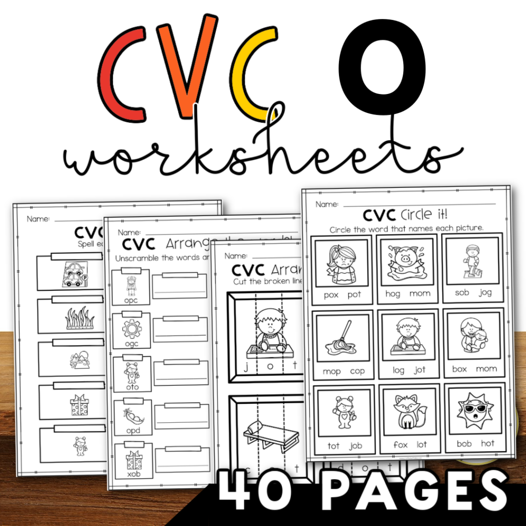 CVC - O Worksheets Phonics Reading Literacy Activity | Made By Teachers
