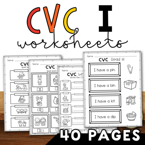 CVC - I Worksheets Phonics Reading Literacy Activity | Made By Teachers