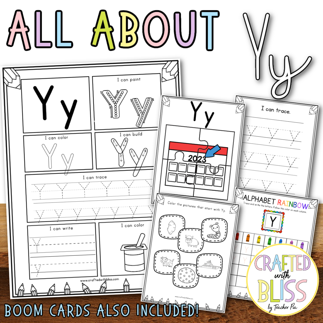 All about letter Yy Alphabet Worksheet Phonics Printable (Digital ...