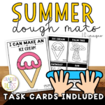 Back to School Playdough Mats and Task Cards | Literacy and Fine Motor ...
