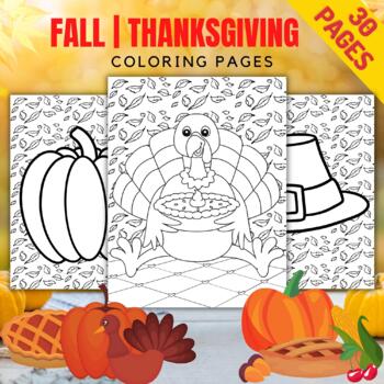 Printable Autumn Fall Coloring Pages Sheets ( November Activities ...