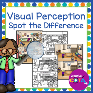 Visual Perception Spot the Difference School - OT activities - Made By ...