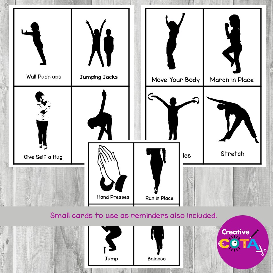 Brain Break Activity Roll a Gross Motor Movement - Made By Teachers