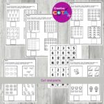 No Prep Cut and Paste Math Worksheets Numbers 1-20 - Made By Teachers