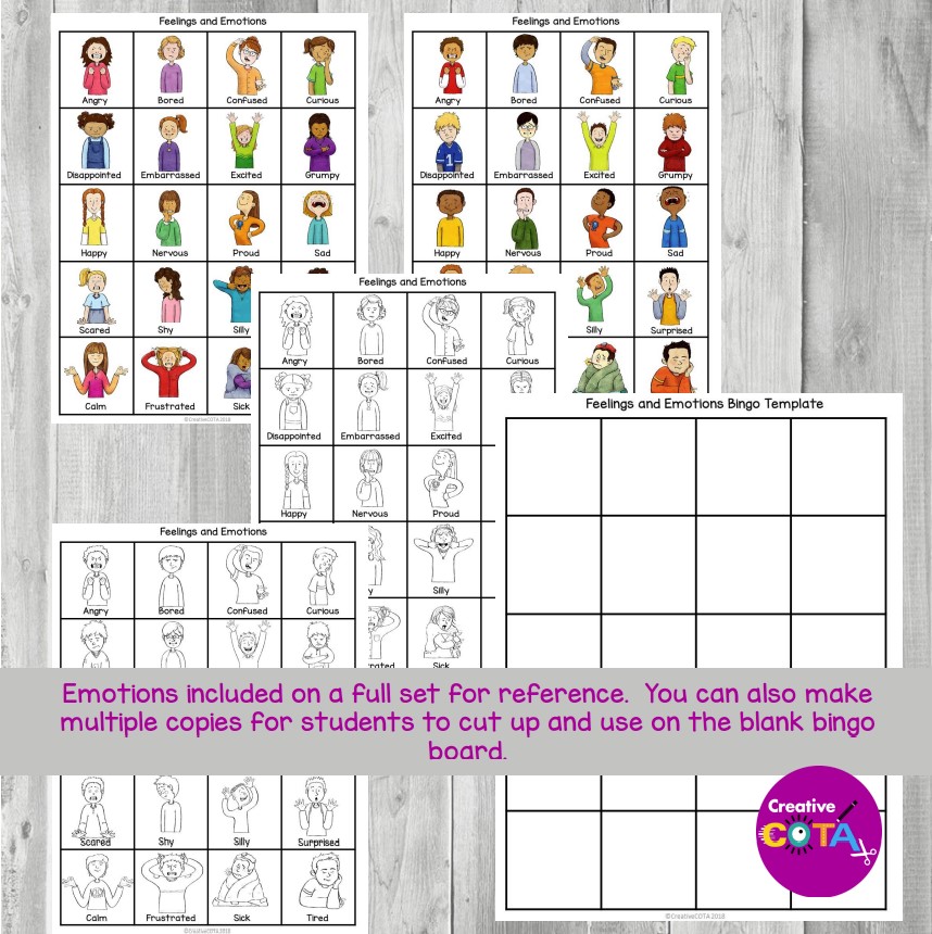 Social Emotional Learning Identifying Feelings and Emotions Activities ...