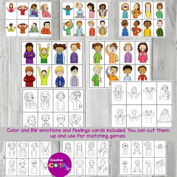 Social Emotional Learning Identifying Feelings and Emotions Activities ...