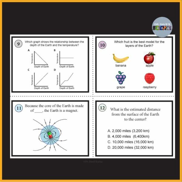 Layers of the Earth Task Cards Activity - Made By Teachers