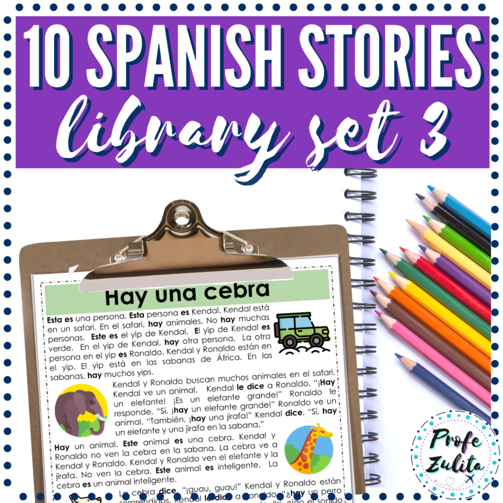 Spanish Short Story Library FVR Readings - Made By Teachers