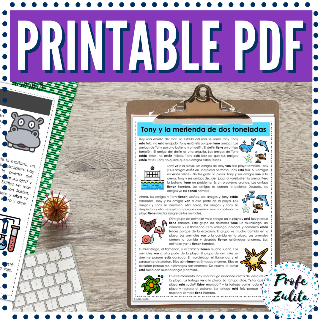 Spanish Short Story Library FVR Readings - Made By Teachers