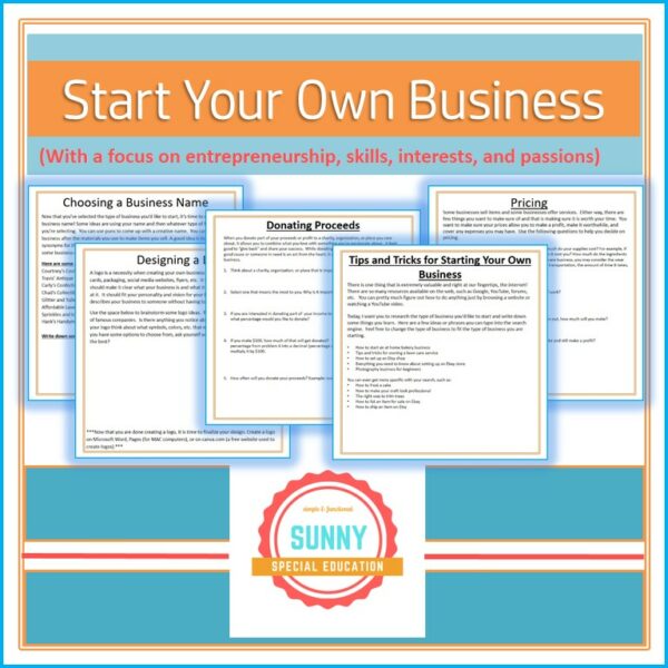 Start Your Own Business- Entrepreneurial Project | Made By Teachers