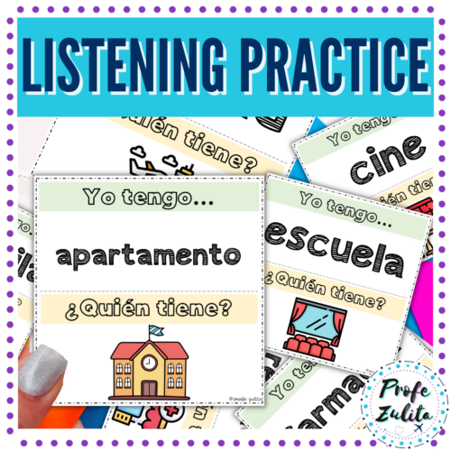 Spanish Places Location Vocabulary Game | Yo Tengo, Quién tiene - Made ...