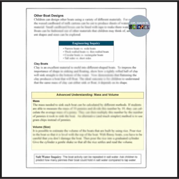 Sink or Float Activity Sink the Boat | Made By Teachers