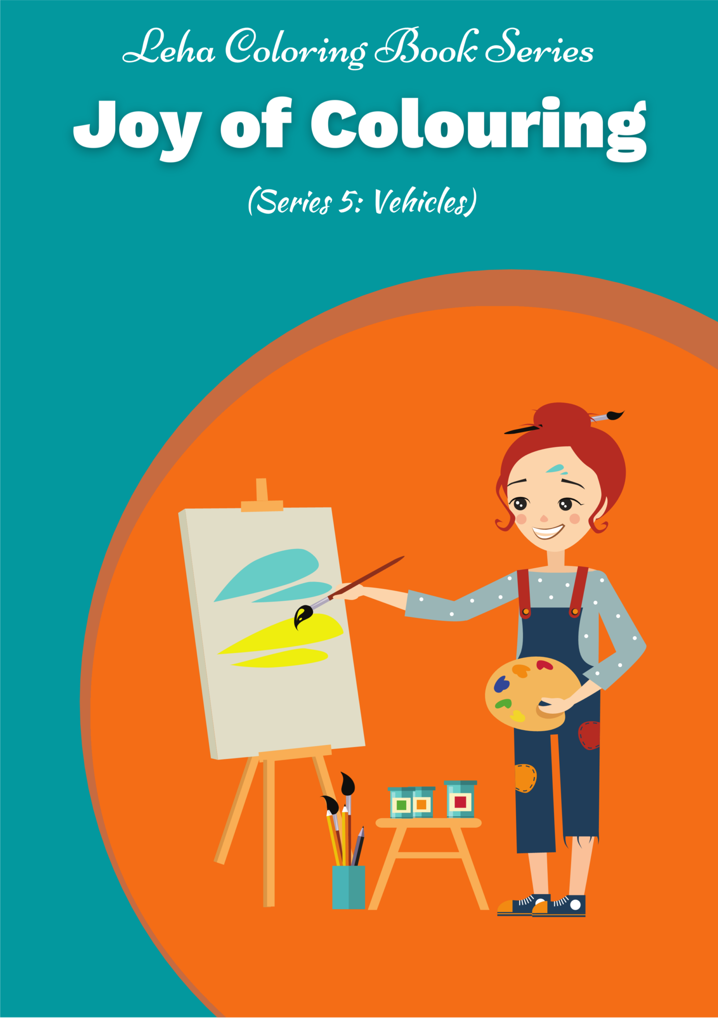 Leha Coloring Book Series: Joy of Coloring (Series 5: Vehicles) | Made ...
