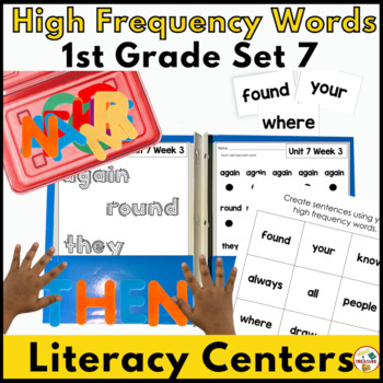 Benchmark Advance High Frequency Word Activities | 1st Grade Unit 7 ...