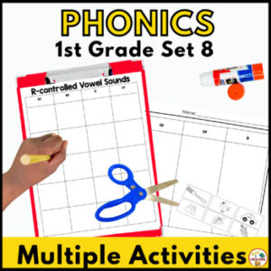 Benchmark Advance Phonics Anchor Charts & Activities | 1st Grade Unit 8 ...