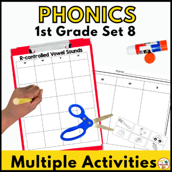 Benchmark Advance Phonics Anchor Charts & Activities | 1st Grade Unit 8 ...