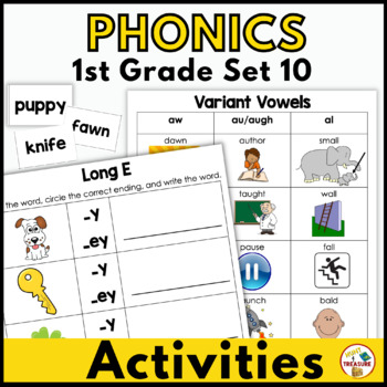 Benchmark Advance Phonics Anchor Charts & Activities | 1st Grade Unit ...
