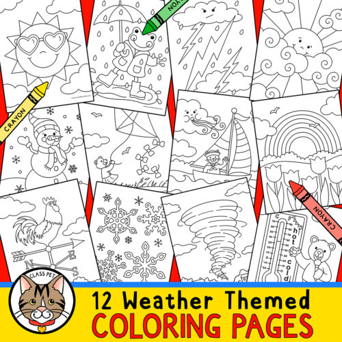 Weather Coloring Pages | Made By Teachers