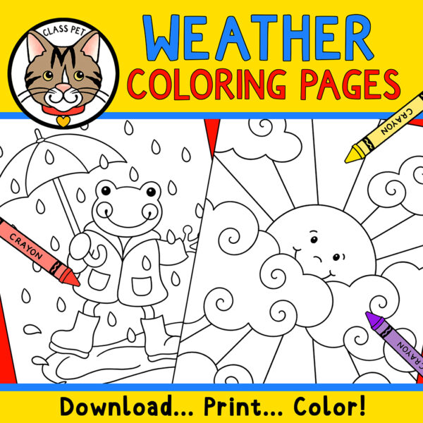 Weather Coloring Pages | Made By Teachers