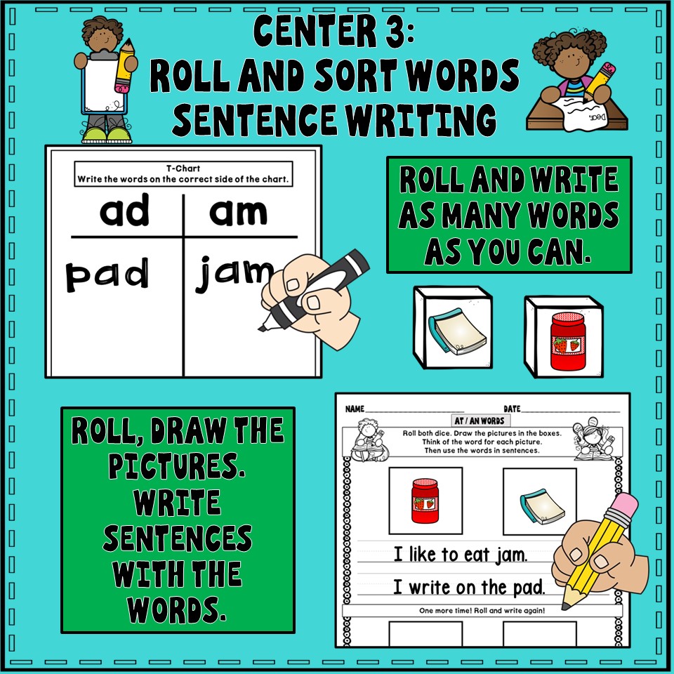 Short A Centers and Writing Activities | Made By Teachers