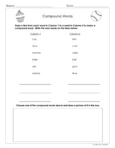 Compound Words - 4 Practice Activity Worksheets - Grade 2 - Made By ...