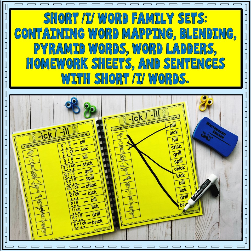 Short I Phonics and Reading Pages - Made By Teachers