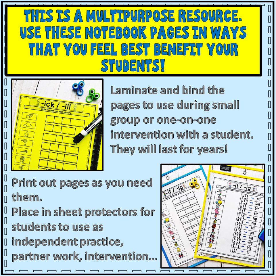 Short I Phonics and Reading Pages - Made By Teachers
