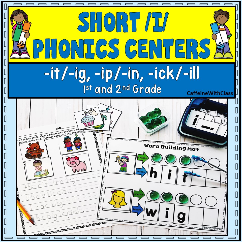 Short I Centers and Writing Activities | Made By Teachers