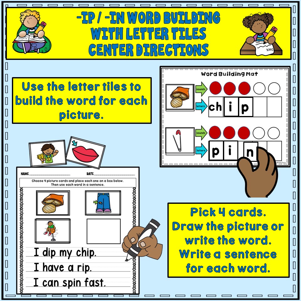 Short I Centers and Writing Activities | Made By Teachers