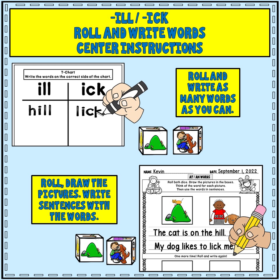 Short I Centers and Writing Activities | Made By Teachers