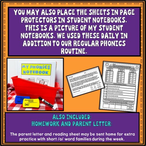 Short O Reading and Activity Sheets - Made By Teachers