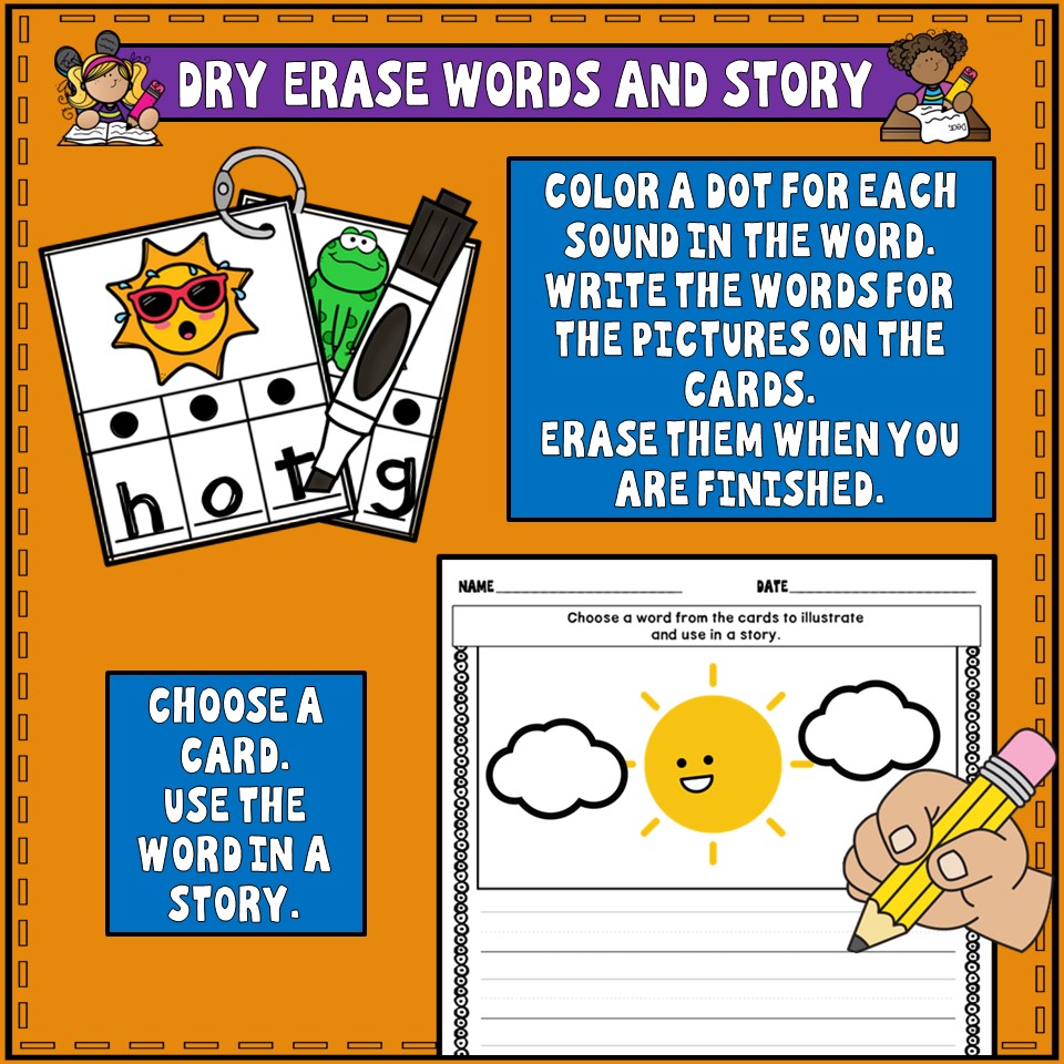 Short O Centers and Writing Activities - Made By Teachers