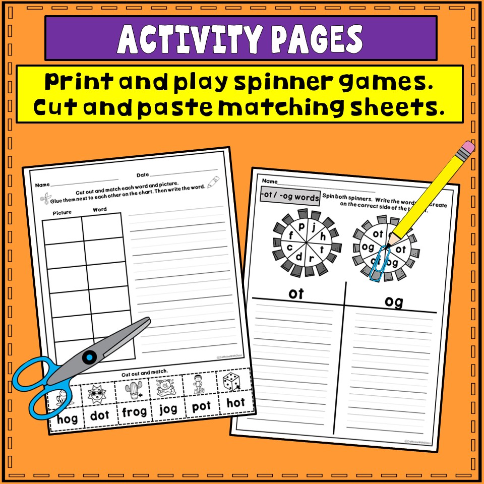 Short O Worksheets and Foldables | Made By Teachers