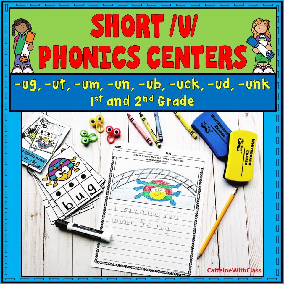 Short U Centers and Writing Activities | Made By Teachers