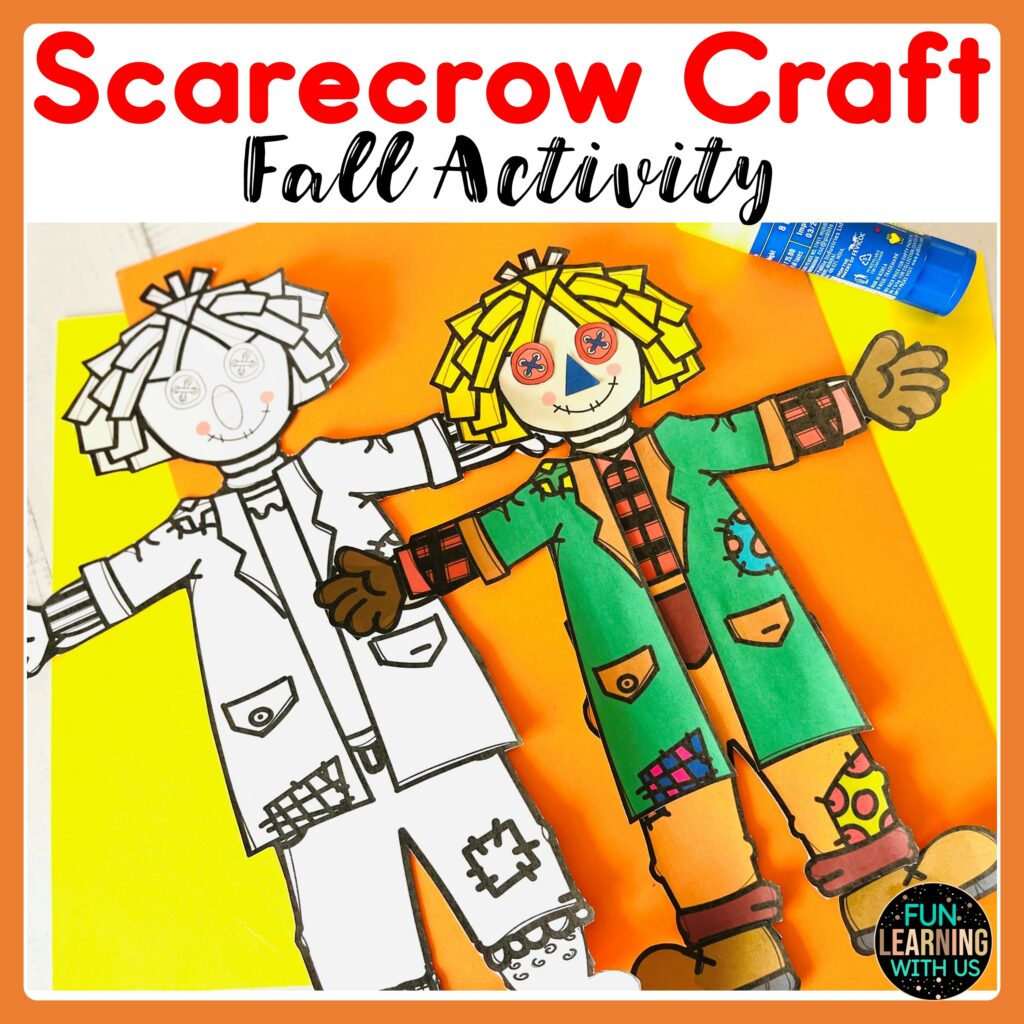 Fall Scarecrow Craft | Autumn Craft activity | Seasonal Craft - Made By ...