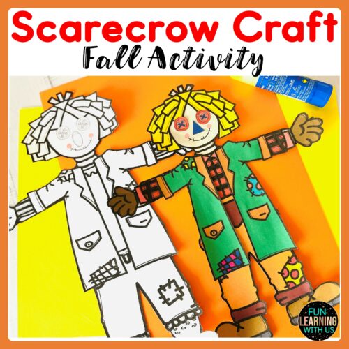 Fall Scarecrow Craft | Autumn Craft activity | Seasonal Craft - Made By ...