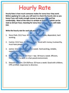 Consumer Math- Income, Gross Pay, Net Pay, Hourly Rate, Commission ...