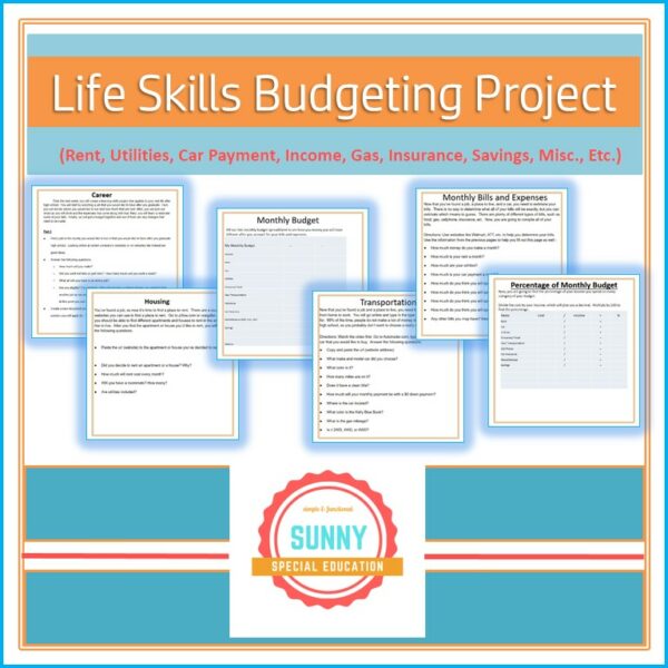 Life Skills Budgeting Project Made By Teachers