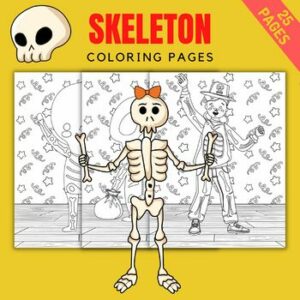 Printable Halloween Skeleton Coloring Pages ( November coloring sheets ...