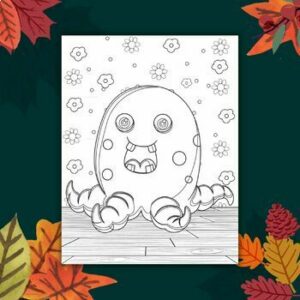 Printable Monsters Coloring Sheets pages - Fun September October ...