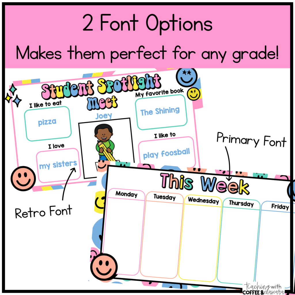 Retro Daily Slides Templates | Made By Teachers