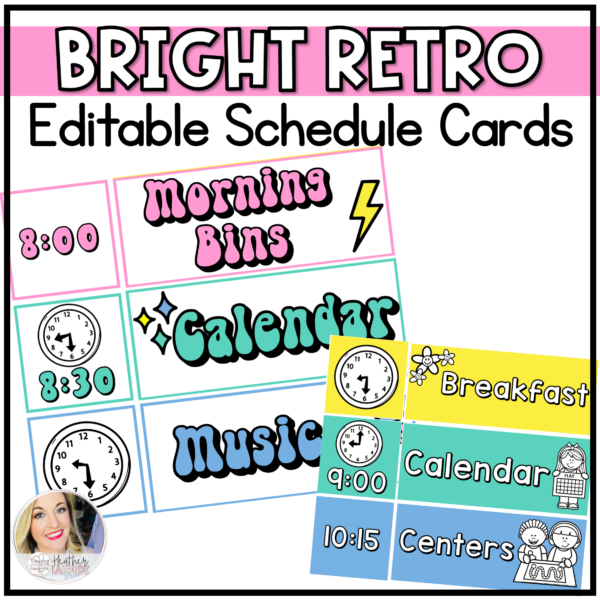 Classroom Daily Visual Schedule Cards Editable - Made By Teachers