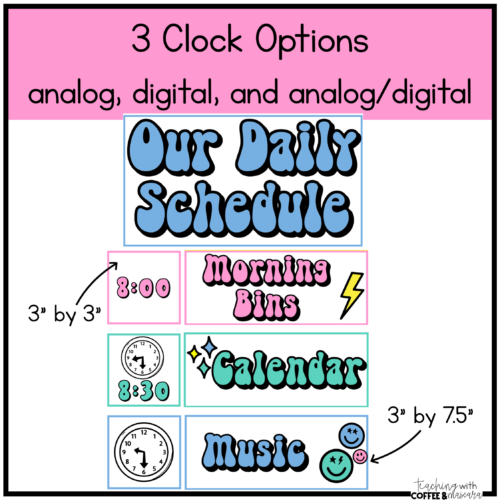 Classroom Daily Visual Schedule Cards Editable - Made By Teachers