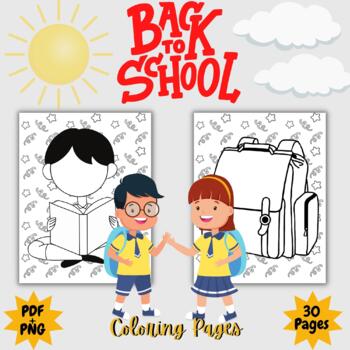 Printable Back to School Activity Pages - Fun School Coloring Sheets ...